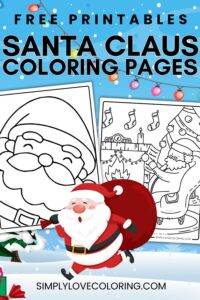 Santa Claus Coloring Pages (Free PDF Printables) - Simply Love Coloring