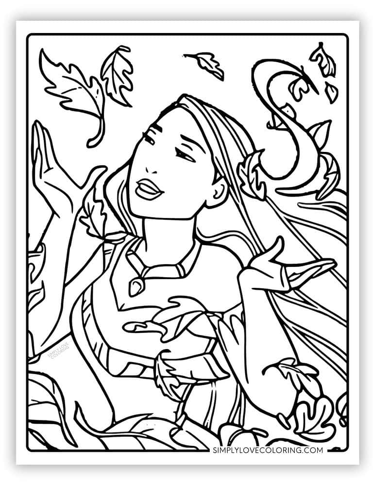 princess drawings - Disney Princess Coloring Pages (Free PDF Printables ...