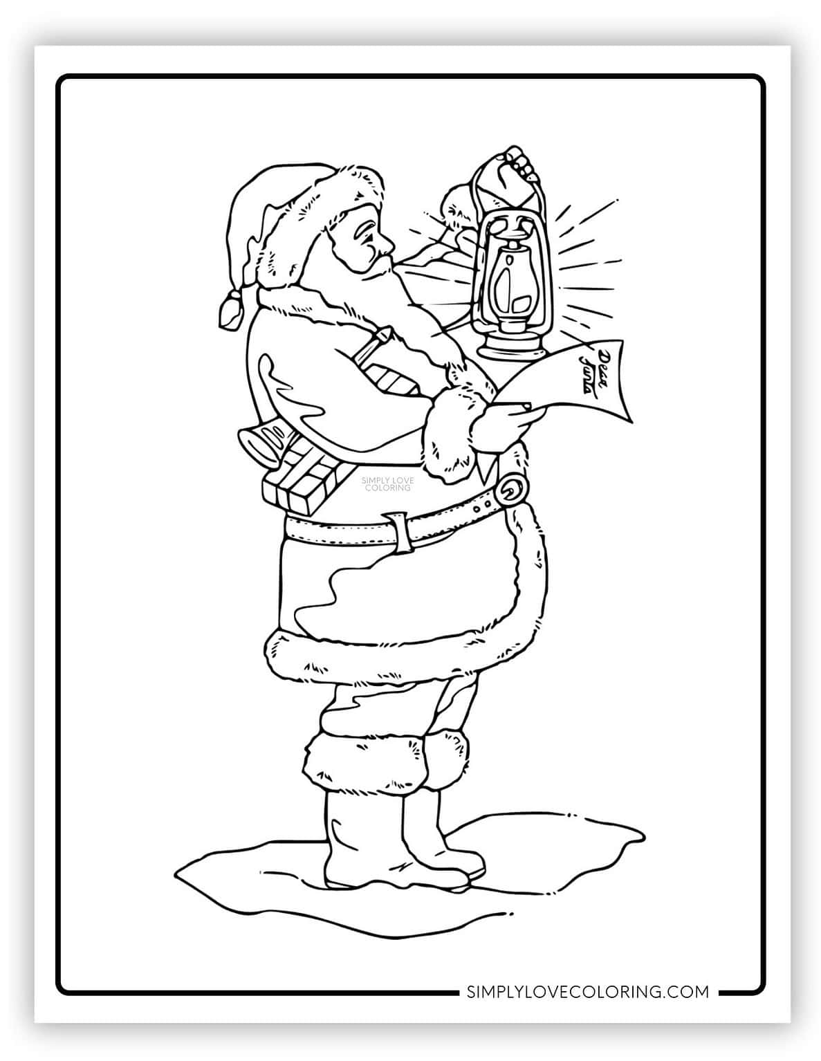 Vintage Christmas Coloring Pages (Free PDF Printables) - Simply Love ...