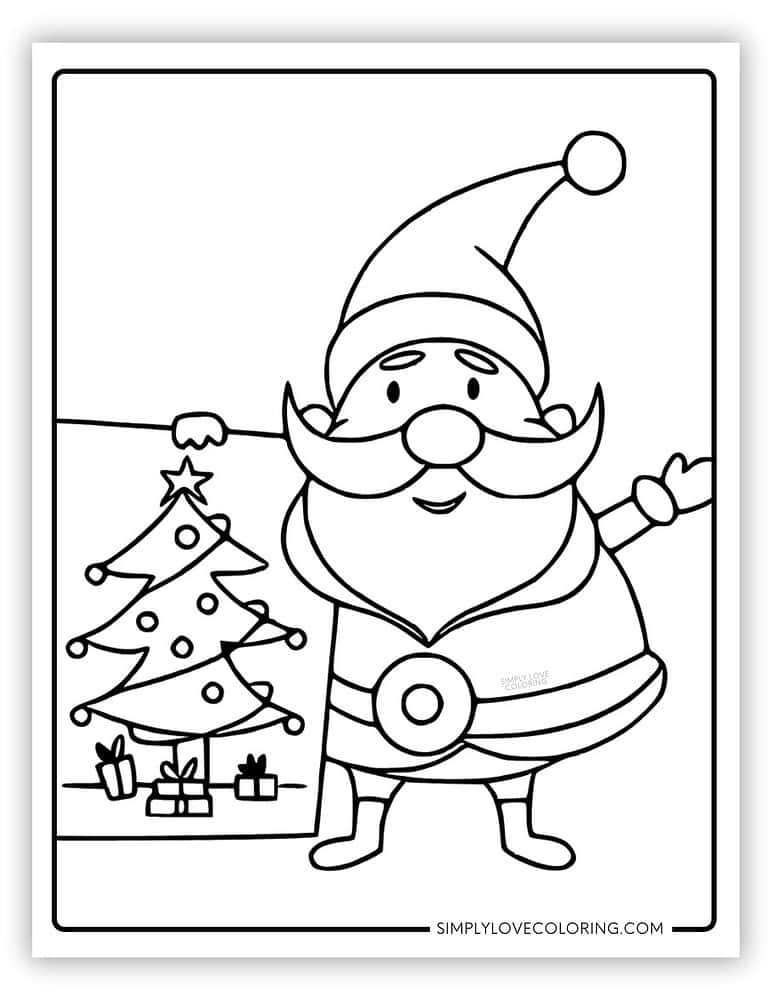 Santa Claus Coloring Pages (Free PDF Printables) - Simply Love Coloring