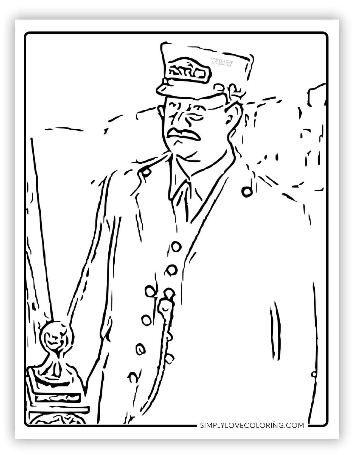 Polar Express Coloring Pages (Free PDF Printables) - Simply Love Coloring
