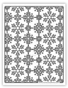 Snowflake Coloring Pages (Free PDF Printables) - Simply Love Coloring