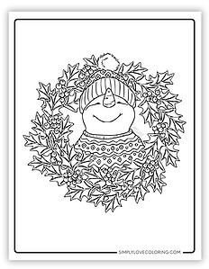 Vintage Christmas Coloring Pages (Free PDF Printables) - Simply Love ...