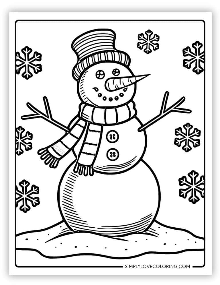 Snowflake Coloring Pages (Free PDF Printables) - Simply Love Coloring