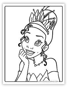 Disney Princess Coloring Pages (Free PDF Printables) - Simply Love Coloring