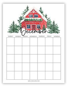 December Planner Printables (Free PDF Downloads) - Simply Love Coloring