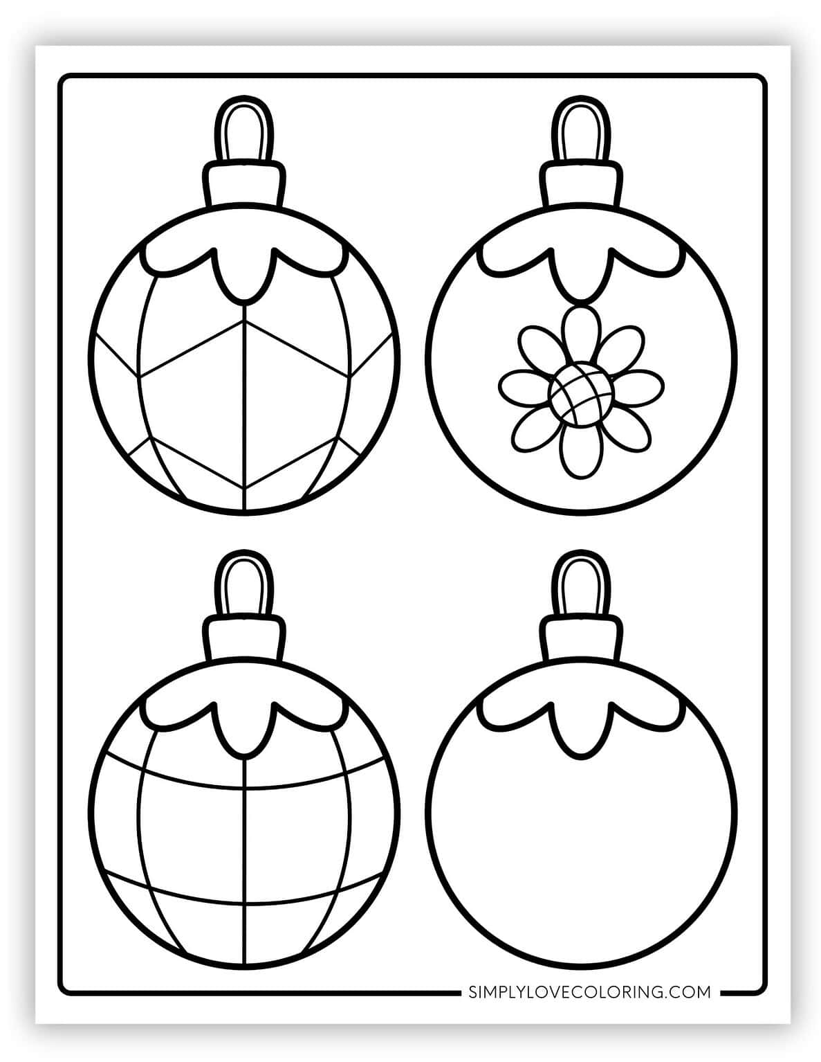 Christmas Lights Templates (Free PDF Printables) - Simply Love Coloring