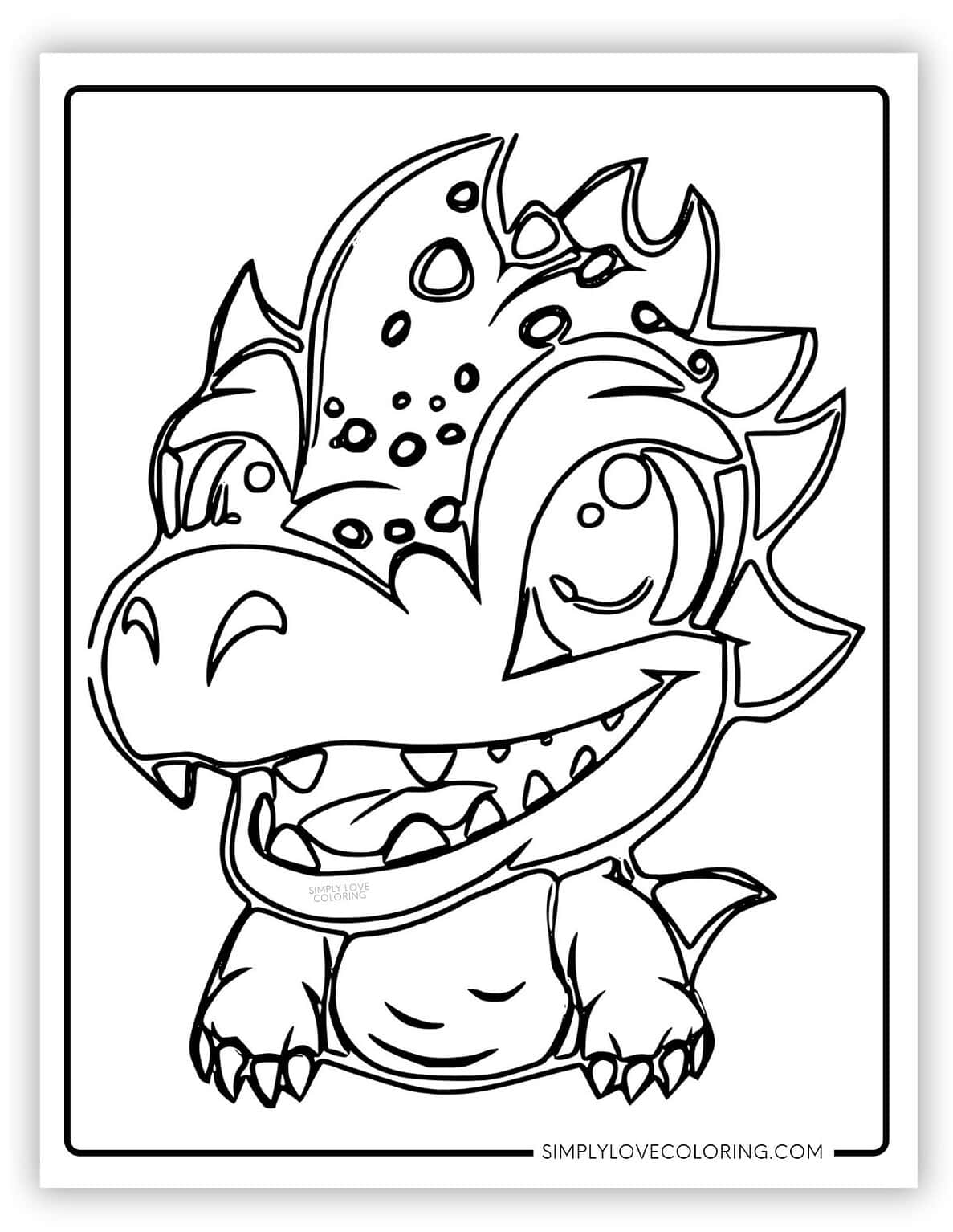 T Rex Coloring Pages (Free PDF Printables) - Simply Love Coloring