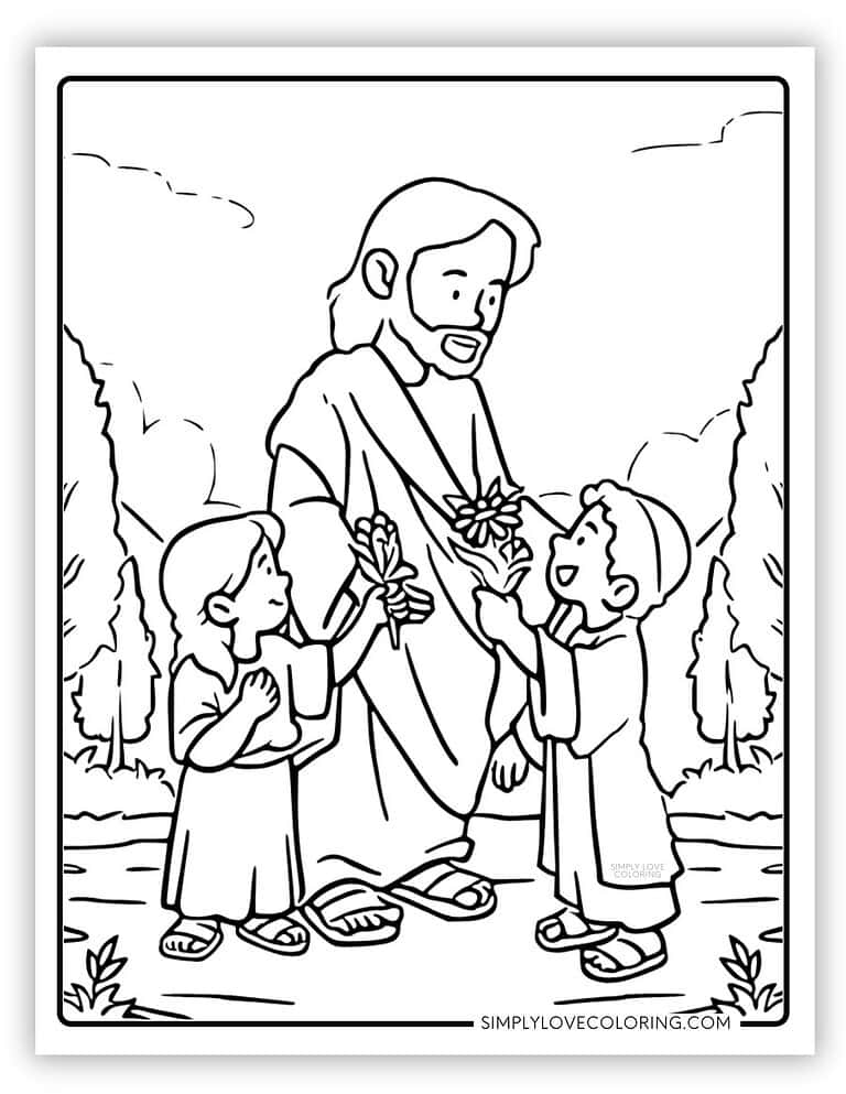 29 Jesus Coloring Pages (Free PDF Printables) - Simply Love Coloring