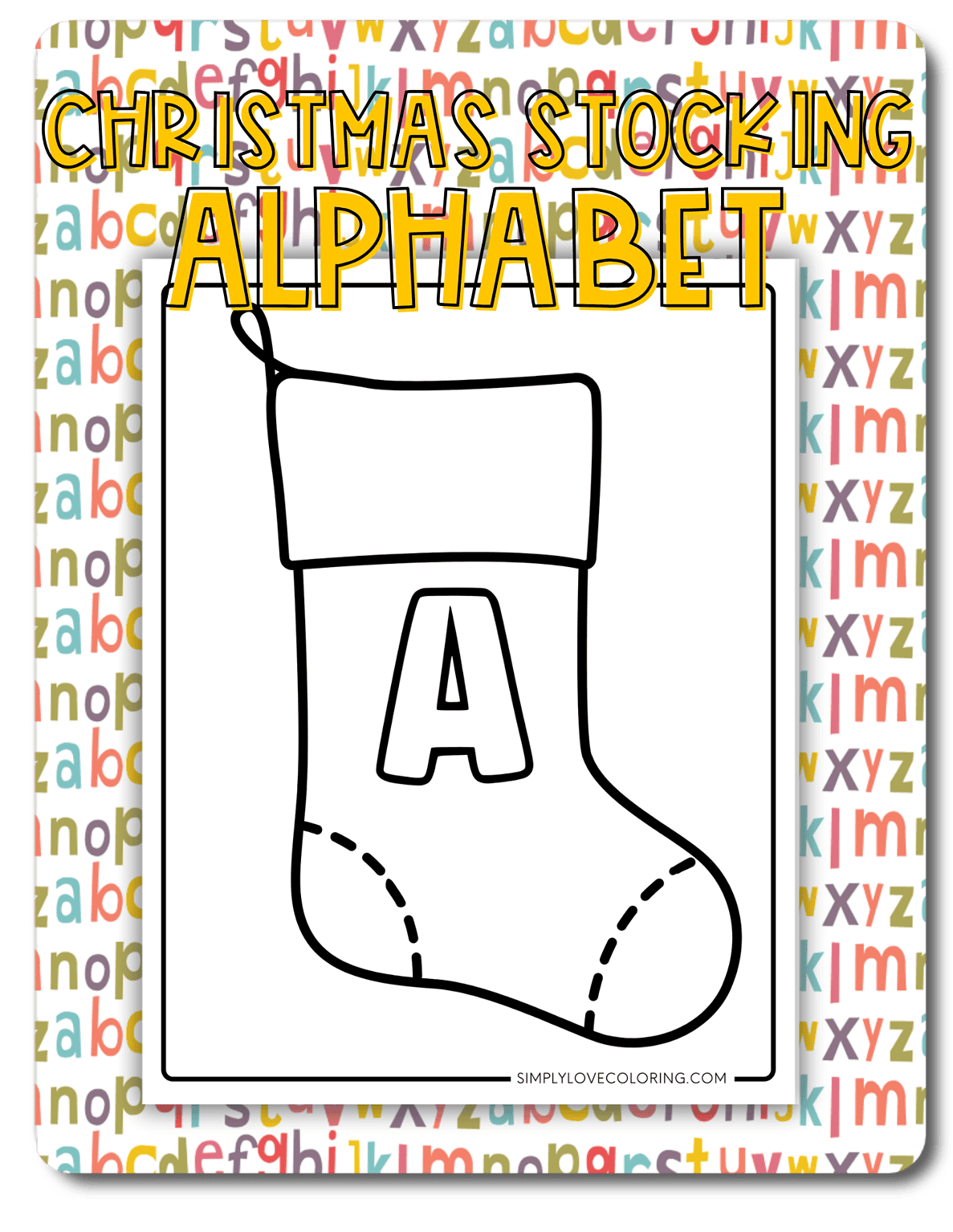 Alphabet Coloring Pages (Free PDF Printables) - Simply Love Coloring