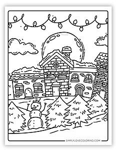 Christmas Tree Coloring Pages (Free PDF Printables) - Simply Love Coloring