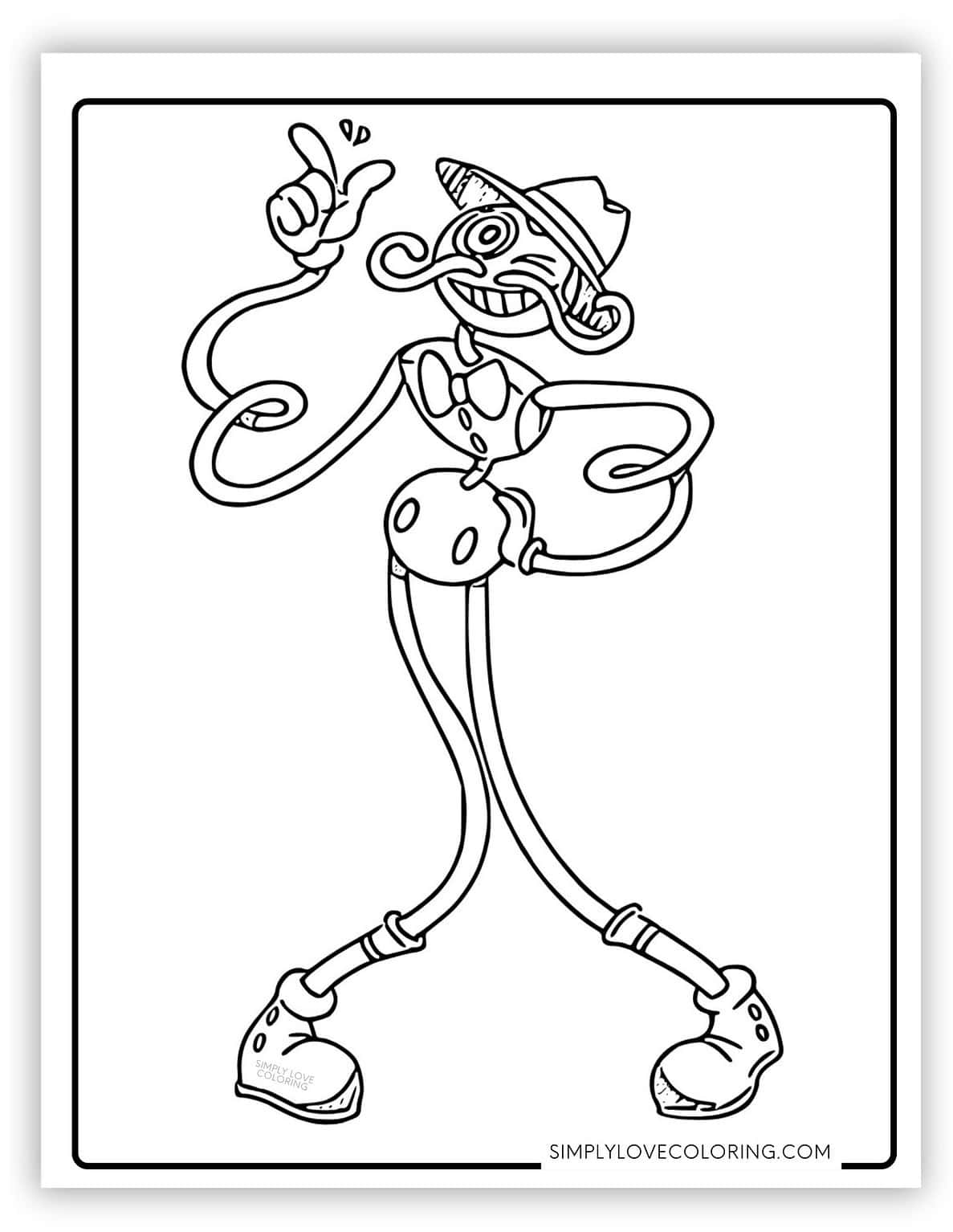 Poppy Playtime Coloring Pages (Free PDF Printables) - Simply Love Coloring