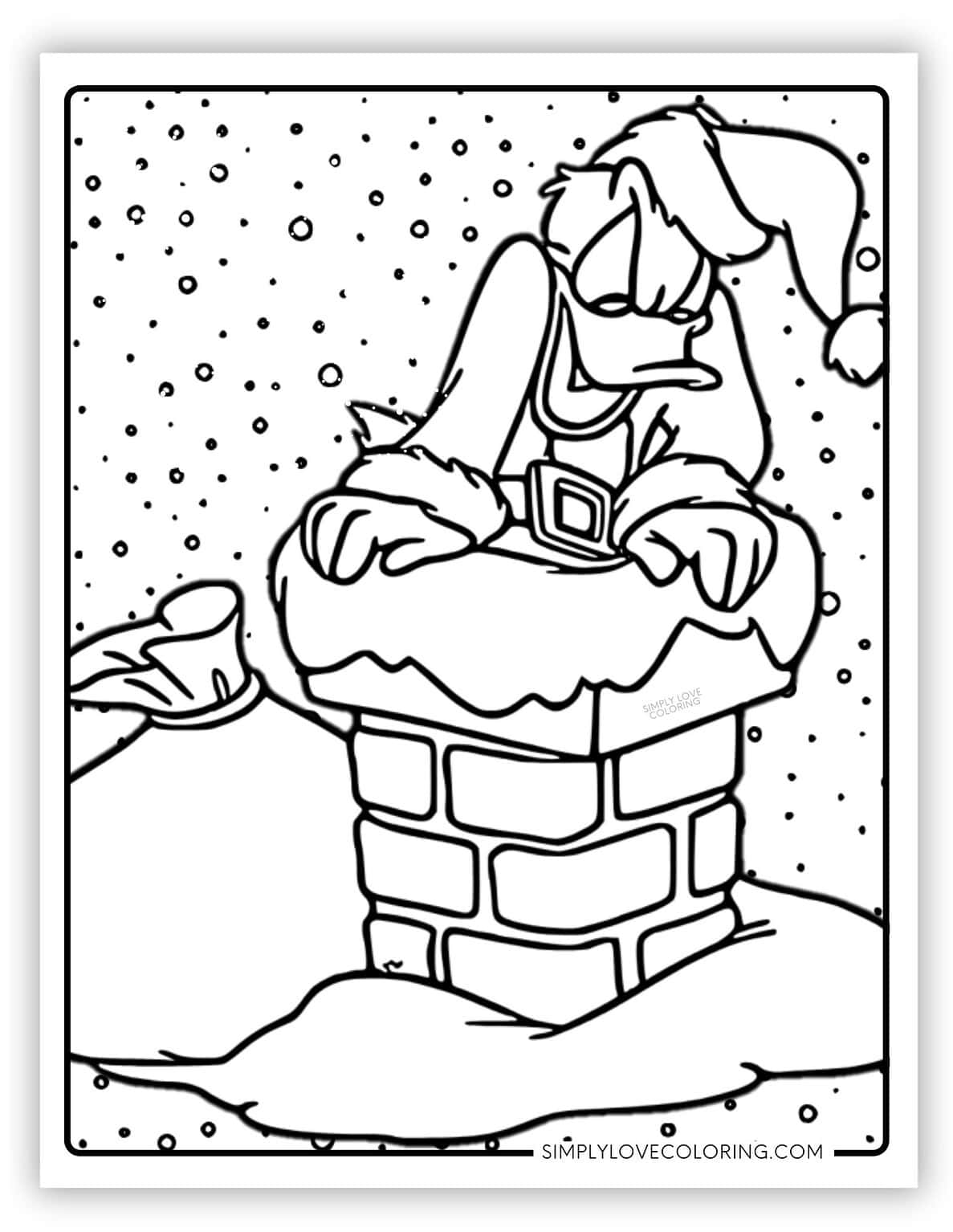 Disney Christmas Coloring Pages (Free PDF Printable) - Simply Love Coloring