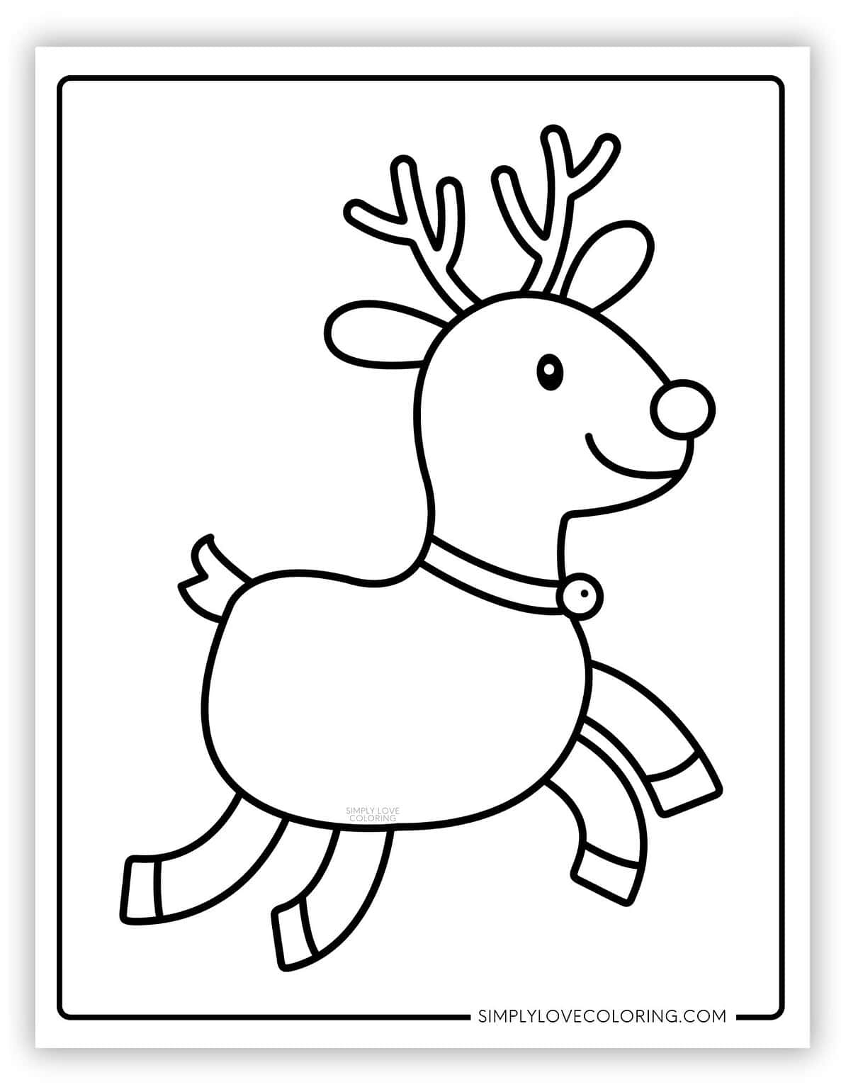 Rudolph Coloring Pages (Free PDF Printables) - Simply Love Coloring