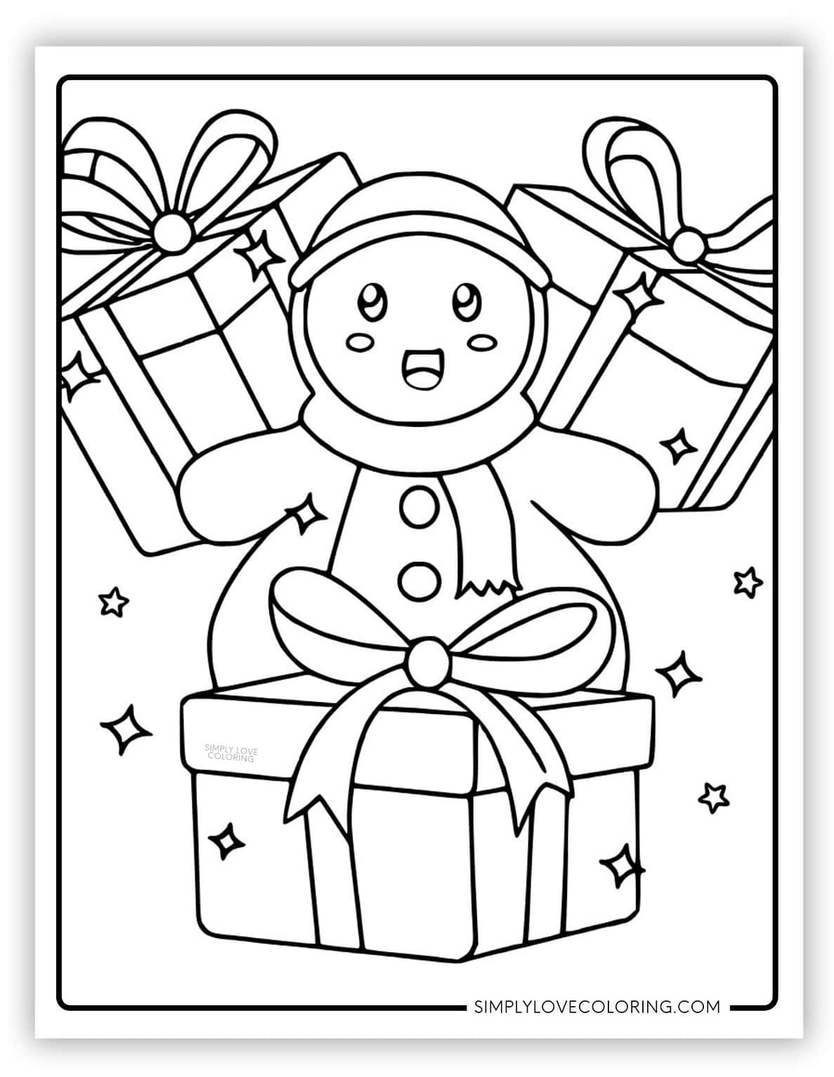 Christmas Present Coloring Pages (Free PDF Printables) - Simply Love ...