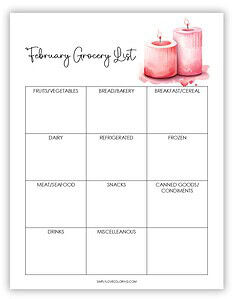 February Planner Printables (Free PDF Downloads) - Simply Love Coloring