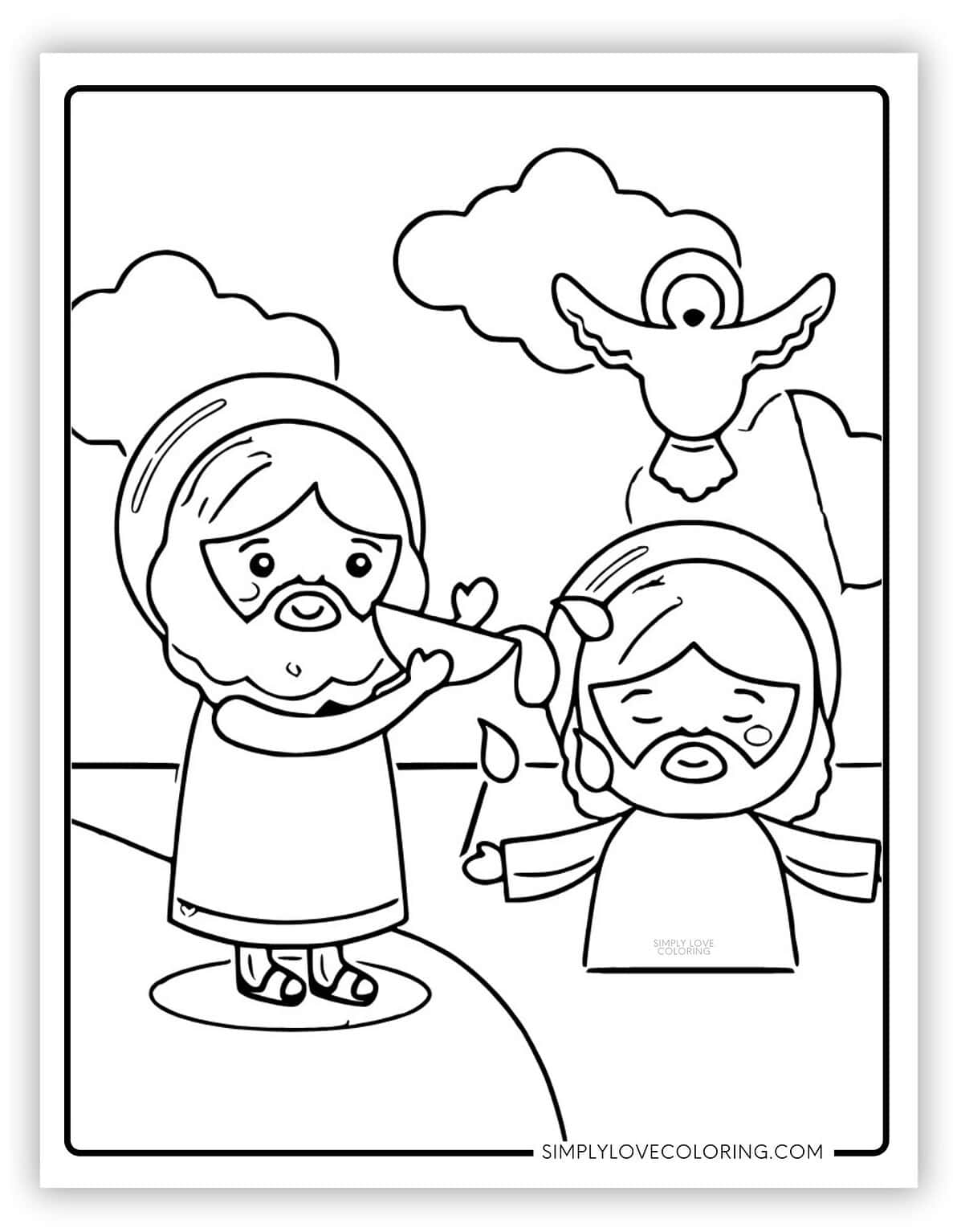 29 Jesus Coloring Pages (Free PDF Printables) - Simply Love Coloring