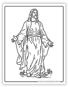 29 Jesus Coloring Pages (Free PDF Printables) - Simply Love Coloring