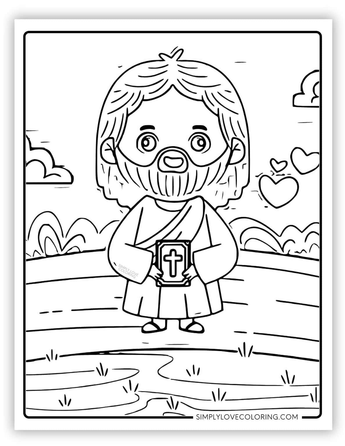 29 Jesus Coloring Pages (Free PDF Printables) - Simply Love Coloring