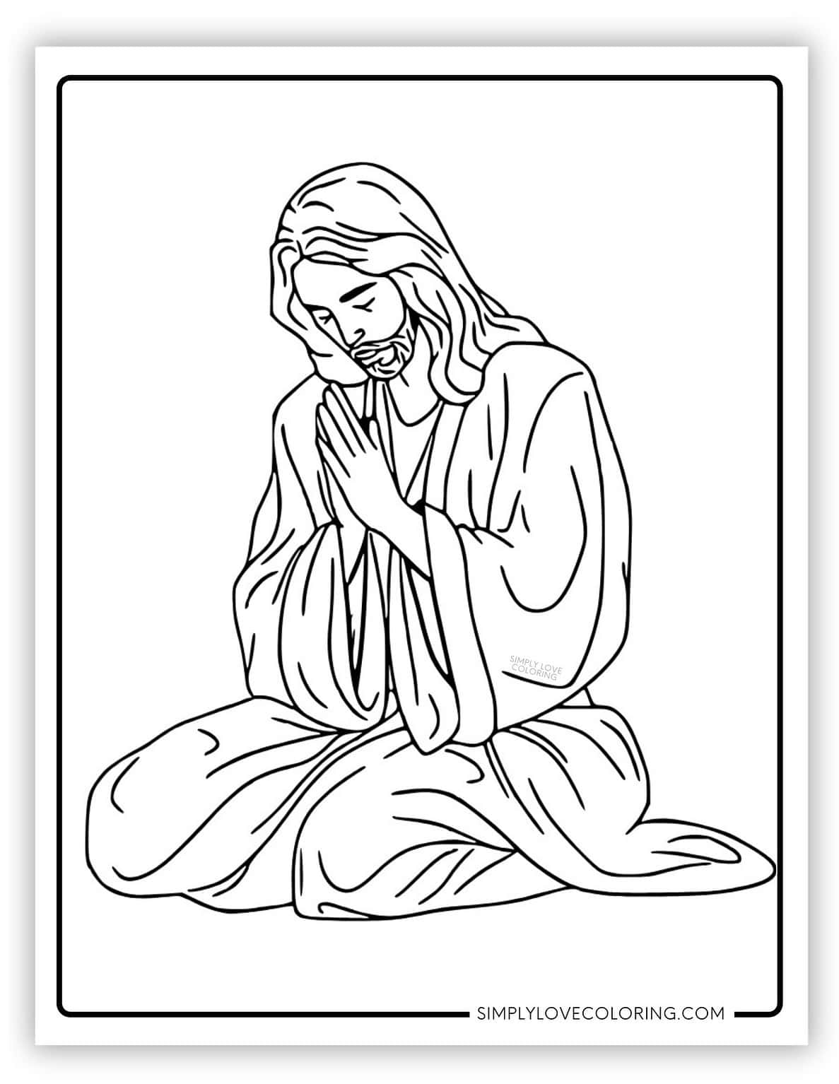 29 Jesus Coloring Pages (Free PDF Printables) - Simply Love Coloring