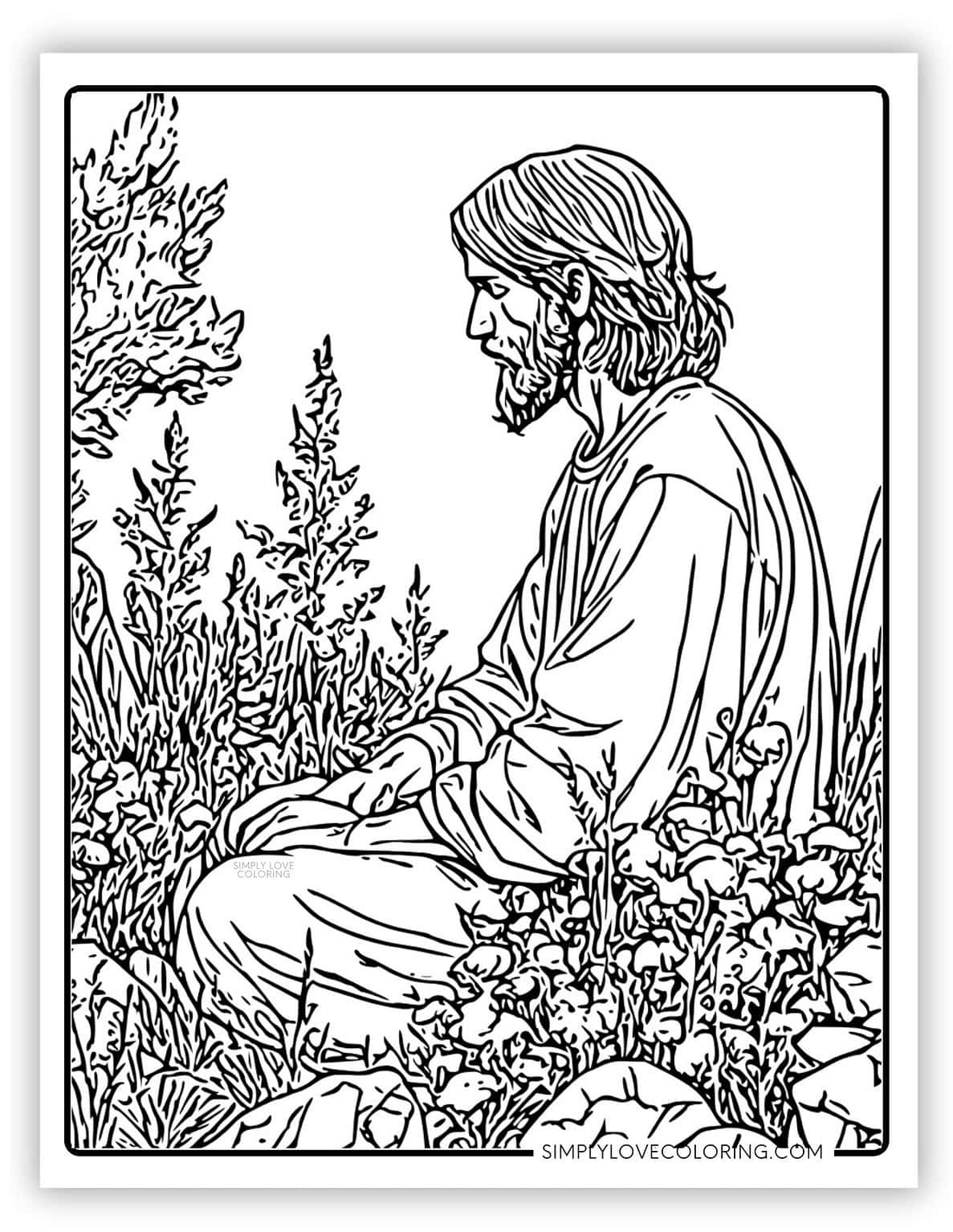 29 Jesus Coloring Pages (Free PDF Printables) - Simply Love Coloring