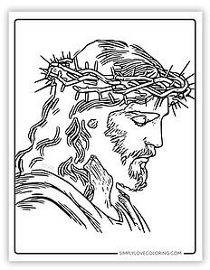 29 Jesus Coloring Pages (Free PDF Printables) - Simply Love Coloring