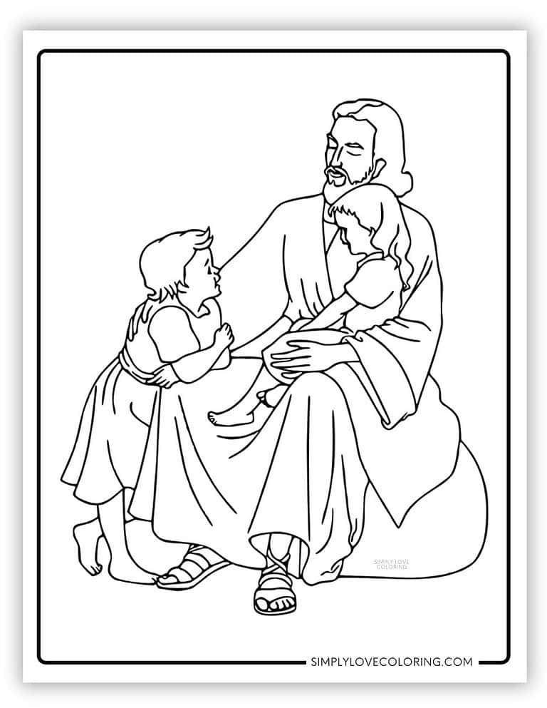 29 Jesus Coloring Pages (Free PDF Printables) - Simply Love Coloring
