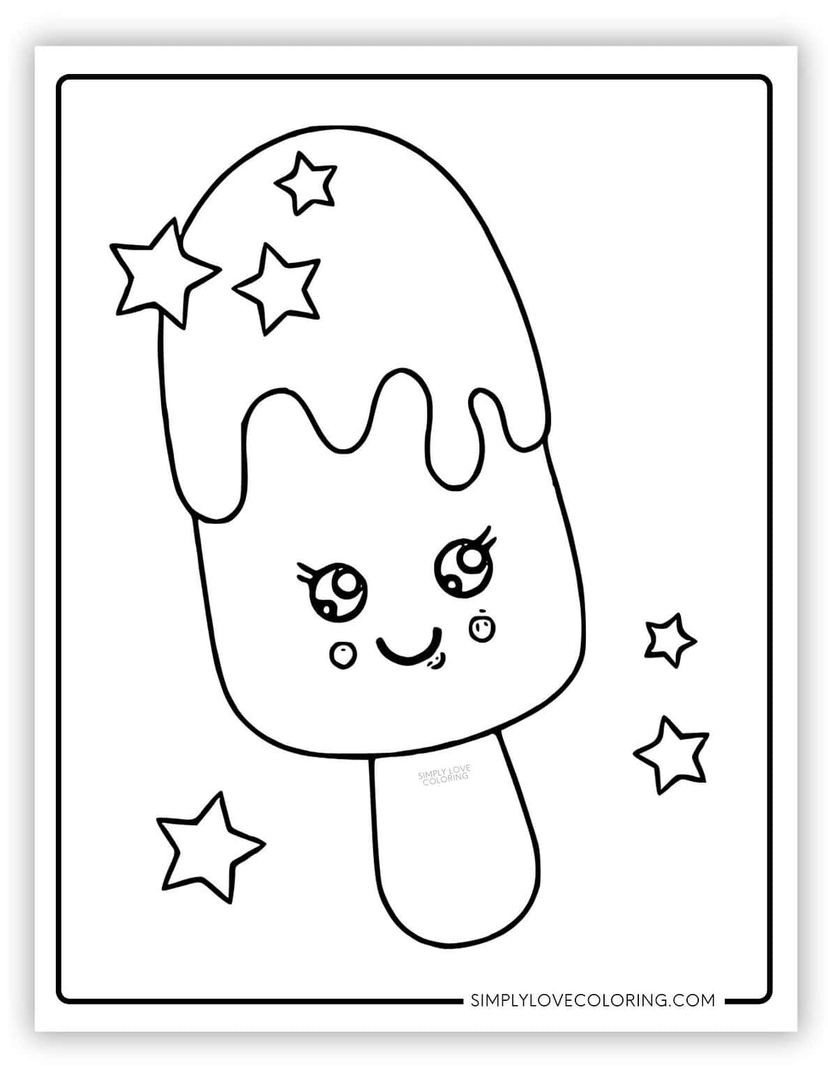 Popsicle Coloring Pages (Free PDF Printables) - Simply Love Coloring