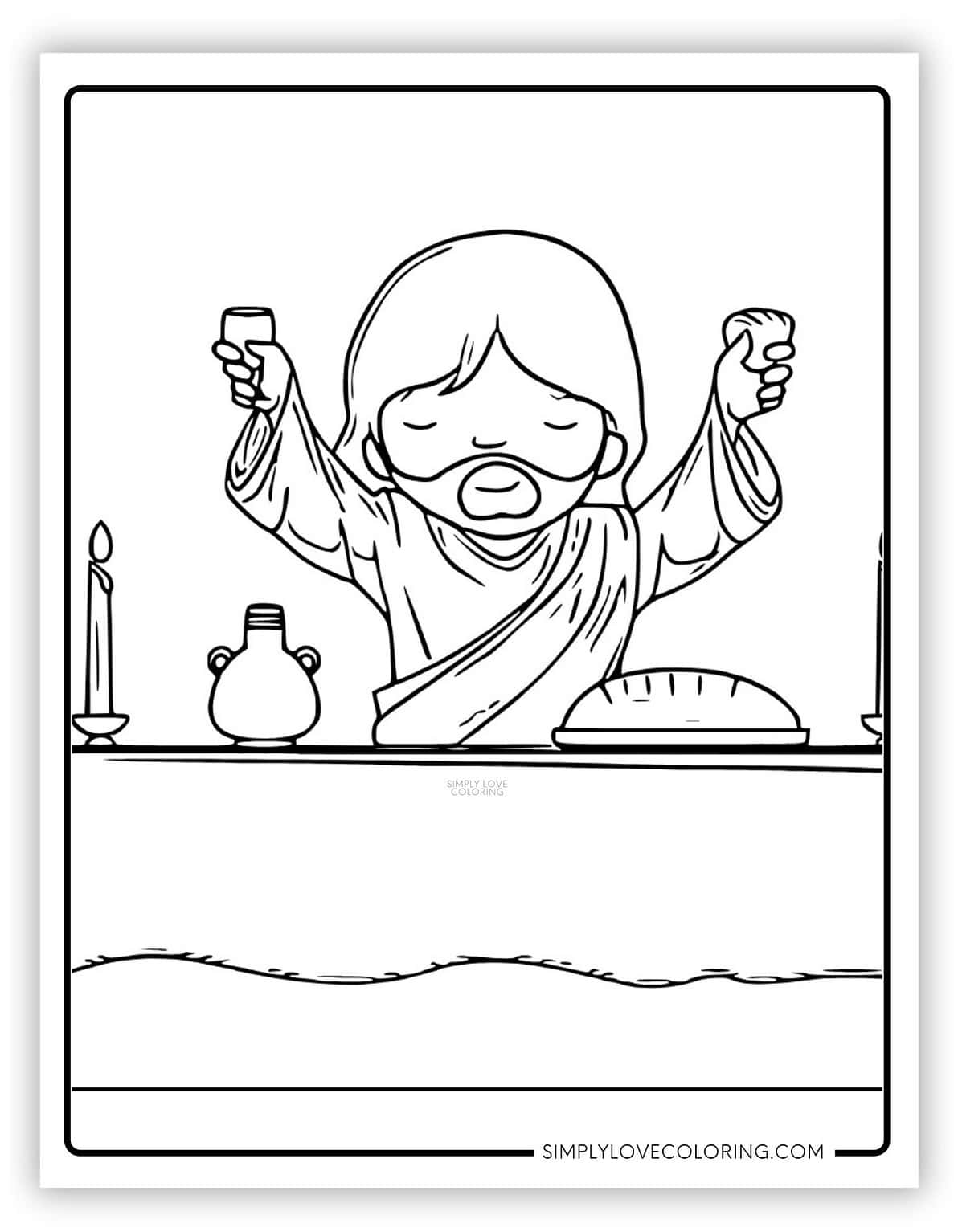 29 Jesus Coloring Pages (Free PDF Printables) - Simply Love Coloring