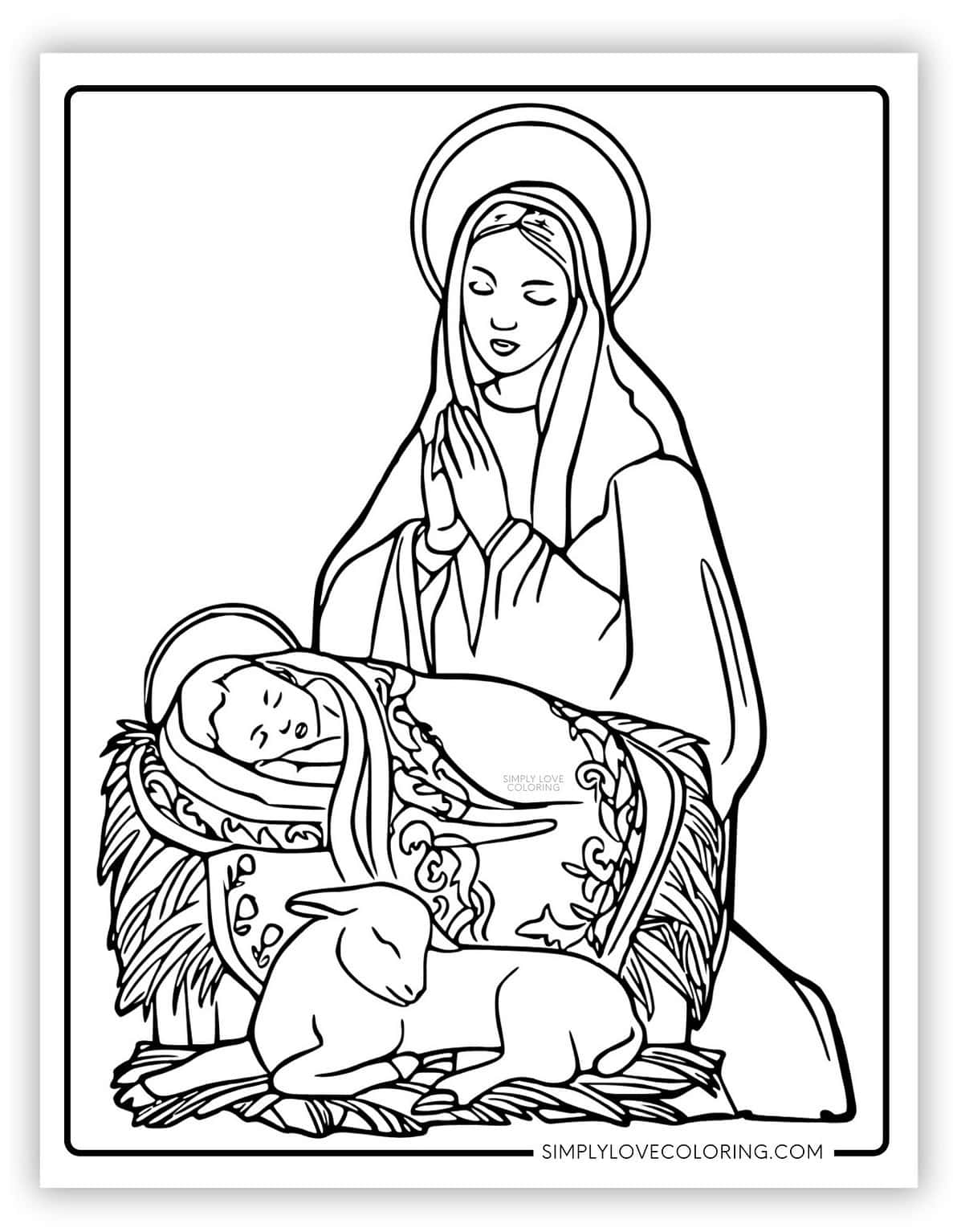 29 Jesus Coloring Pages (Free PDF Printables) - Simply Love Coloring