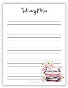 February Planner Printables (Free PDF Downloads) - Simply Love Coloring