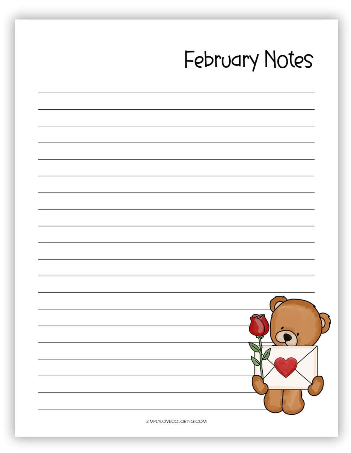 February Planner Printables (Free PDF Downloads) - Simply Love Coloring