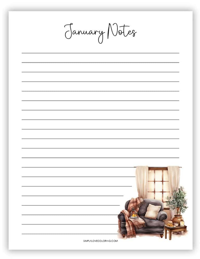 January Planner Calendar Printables (Free PDF Downloads) - Simply Love ...