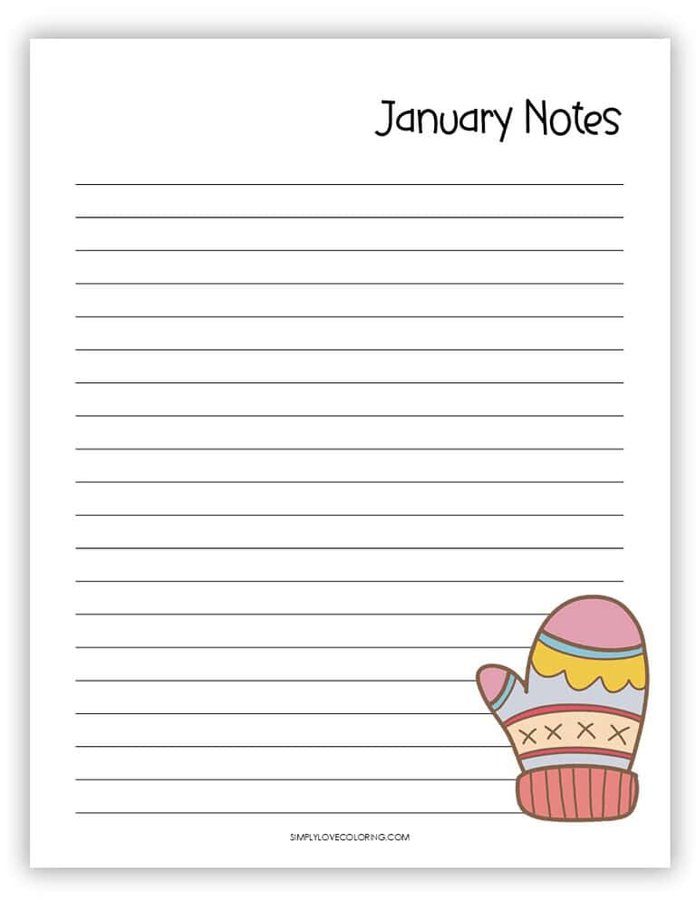 January Planner Calendar Printables (Free PDF Downloads) - Simply Love ...