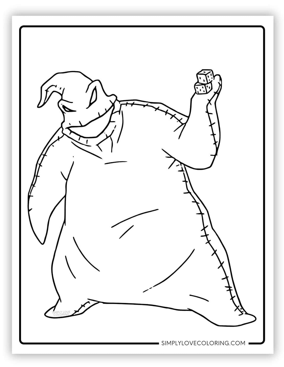 Nightmare Before Christmas Coloring Pages (Free PDF Printables ...