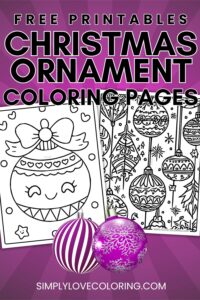 Christmas Ornament Coloring Pages (Free PDF Printables) - Simply Love ...
