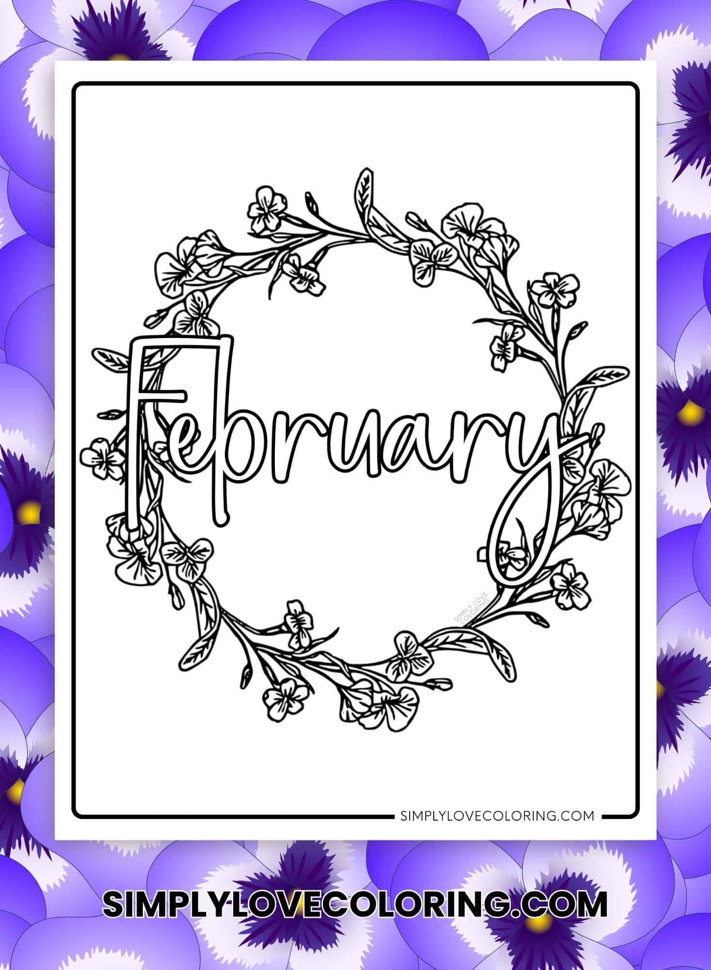 February Coloring Pages (Free PDF Printables) - Simply Love Coloring