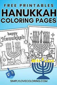 Hanukkah Coloring Pages (Free PDF Printables) - Simply Love Coloring