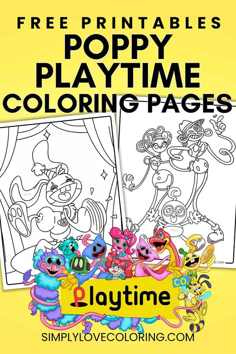 Poppy Playtime Coloring Pages (Free PDF Printables) - Simply Love Coloring