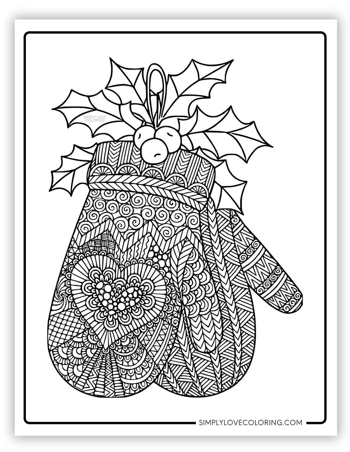 Christmas Mandala Coloring Pages (Free PDF Printables) - Simply Love ...