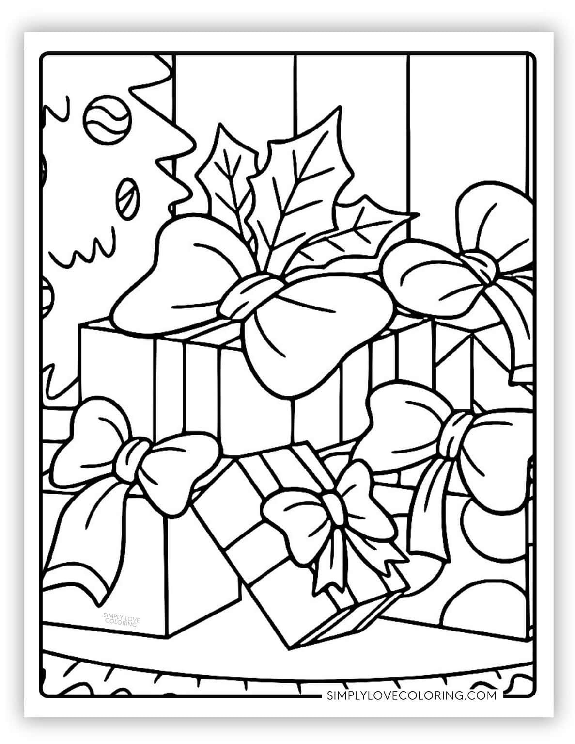 Christmas Present Coloring Pages (Free PDF Printables) - Simply Love ...