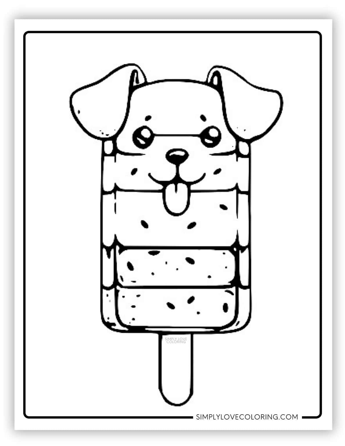 Popsicle Coloring Pages (Free PDF Printables) - Simply Love Coloring