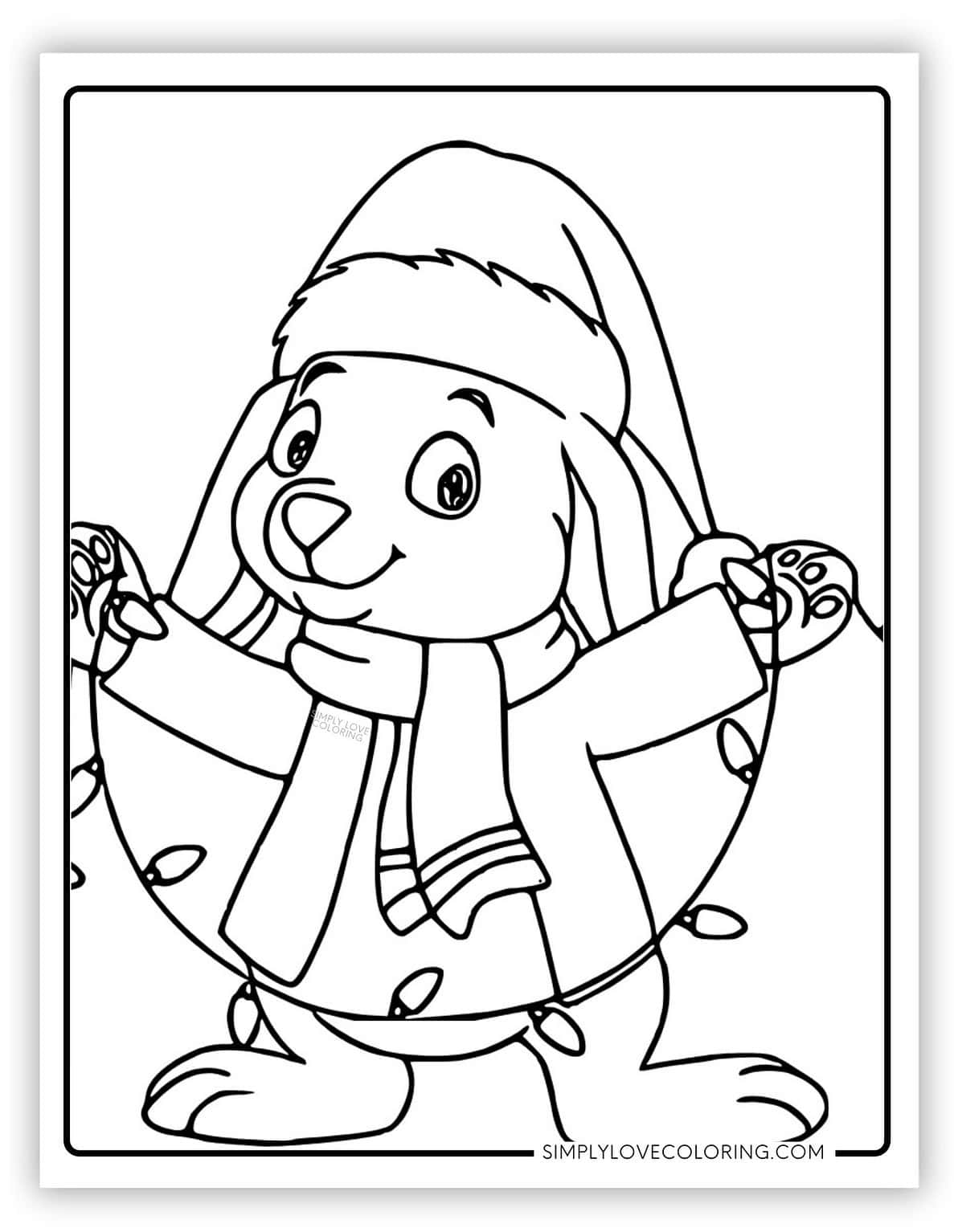 Christmas Lights Coloring Pages (Free PDF Printables) - Simply Love ...
