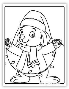 Christmas Lights Coloring Pages (Free PDF Printables) - Simply Love ...