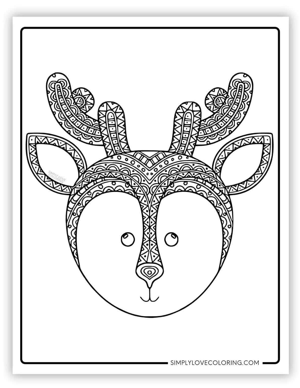 Christmas Mandala Coloring Pages (Free PDF Printables) - Simply Love ...