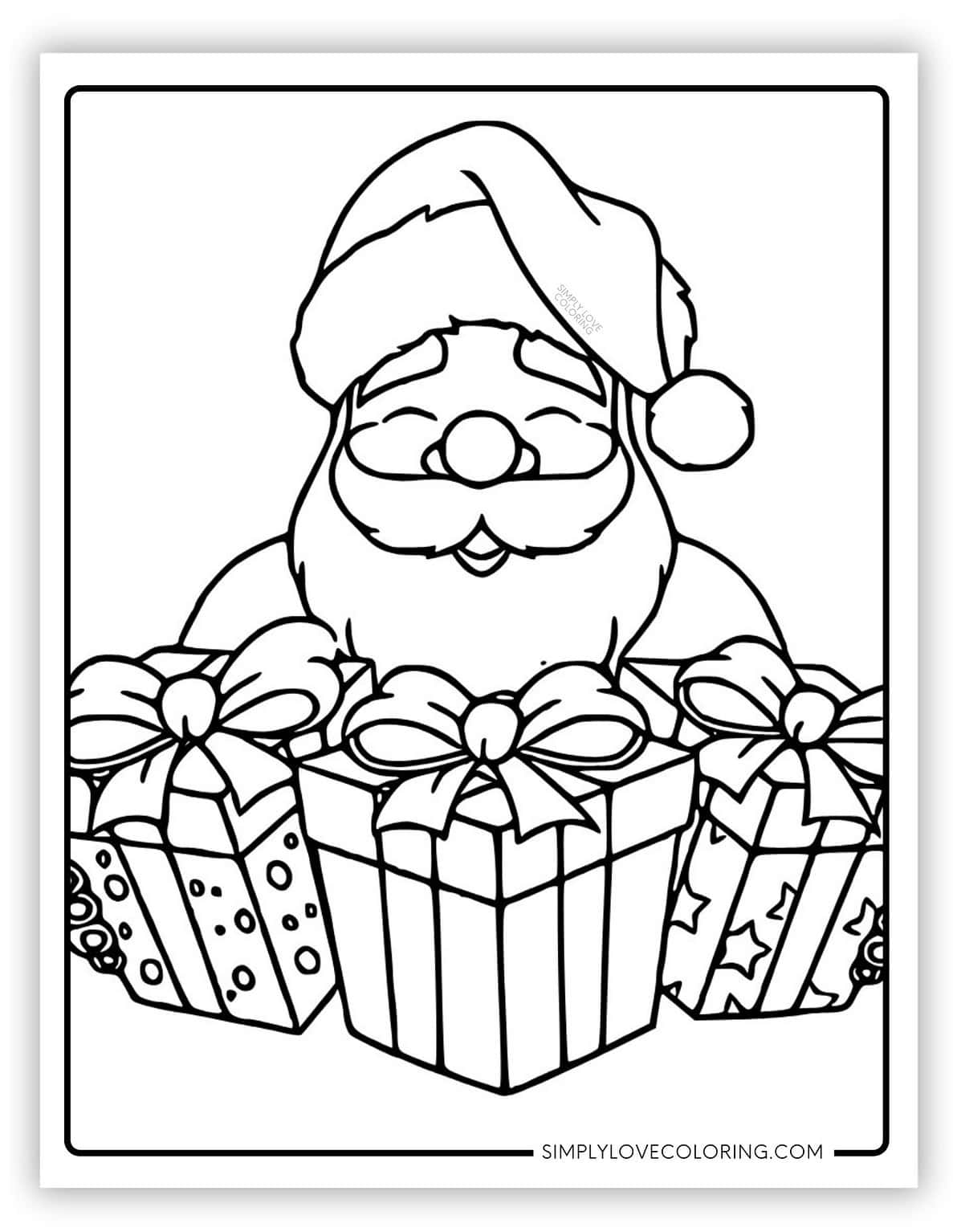 Christmas Present Coloring Pages (Free PDF Printables) - Simply Love ...