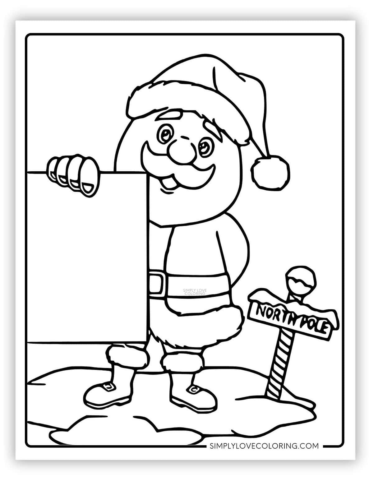 North Pole Coloring Pages (Free PDF Printables) - Simply Love Coloring