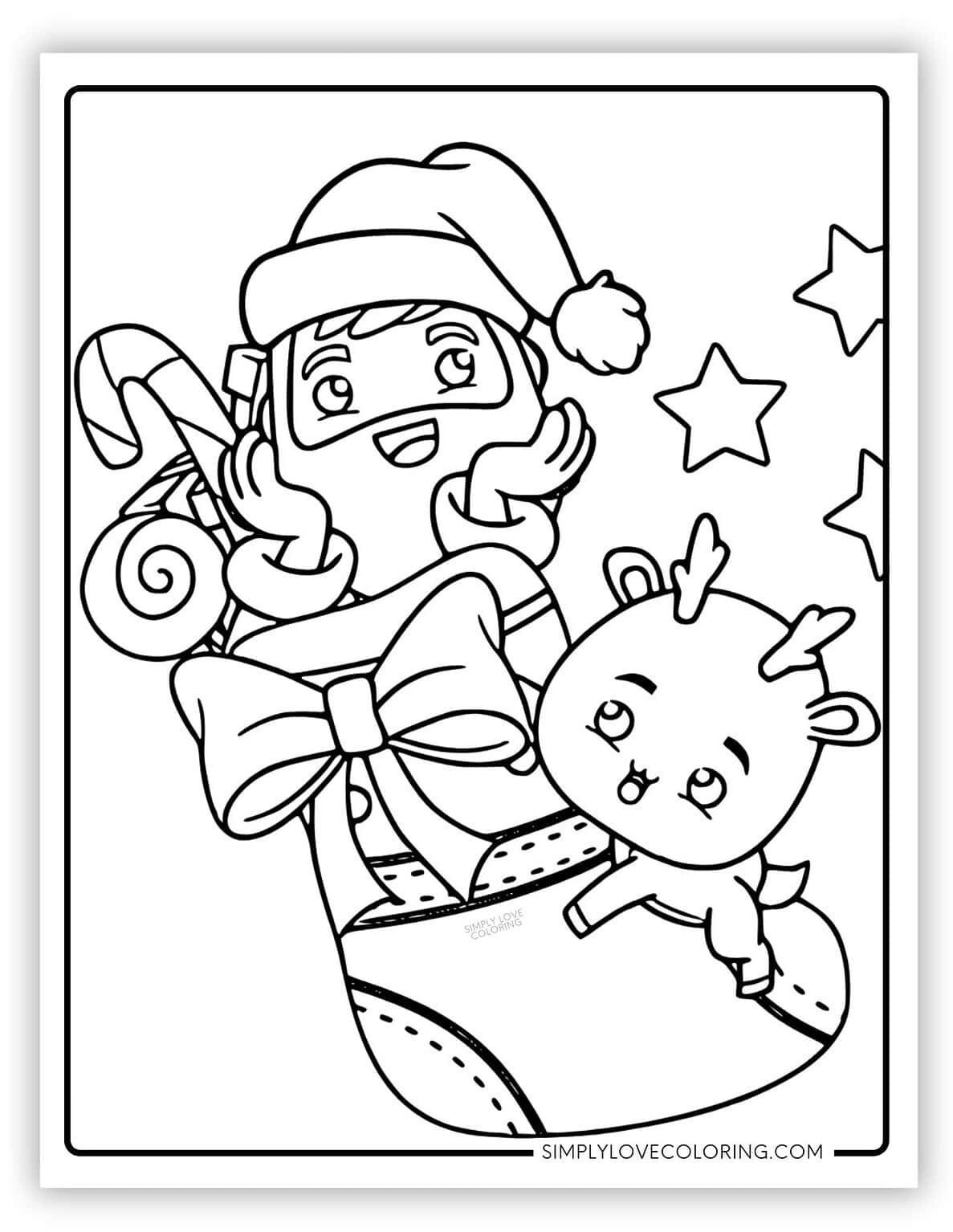 Christmas Stocking Coloring Pages (Free PDF Printables) - Simply Love ...