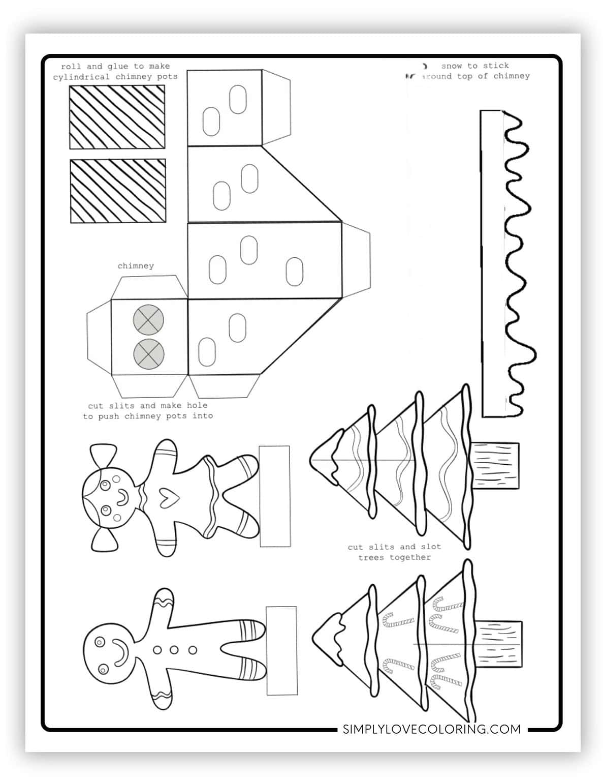 Build a Gingerbread House Printable Activity (Free PDF Downloads ...