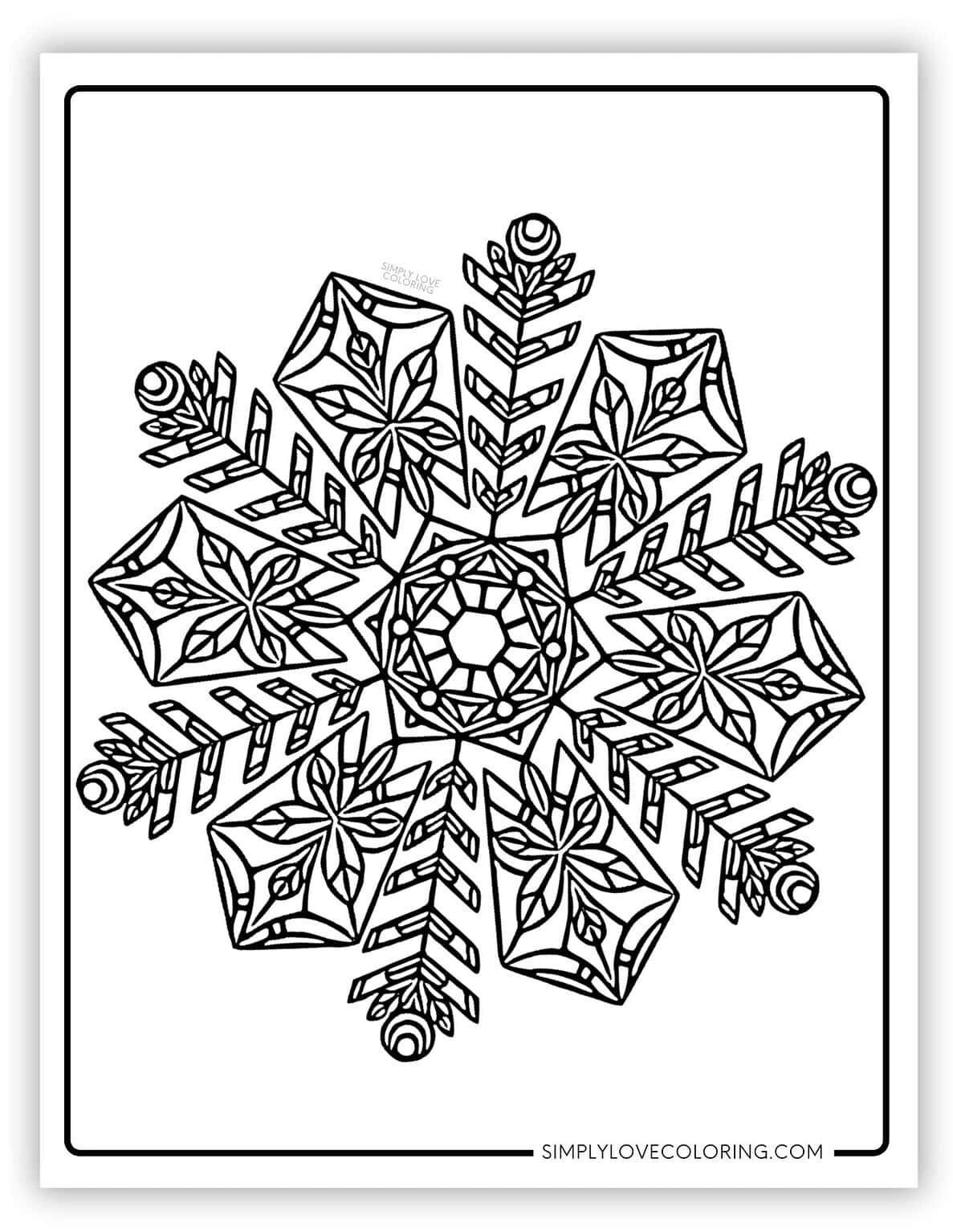 Christmas Mandala Coloring Pages (Free PDF Printables) - Simply Love ...